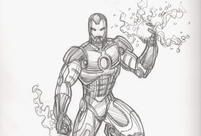 custom draw a superhero of your choice - fiverr